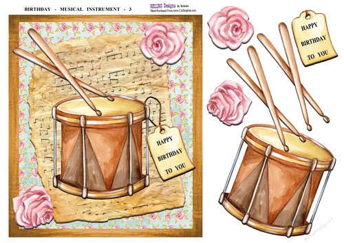 Birthday - Musical Instrument - 3 - CUP777329_16561 | Craftsuprint