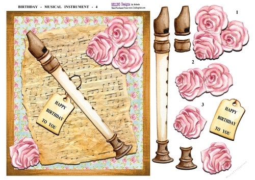 Birthday - Musical Instrument - 4 - CUP777333_16561 | Craftsuprint