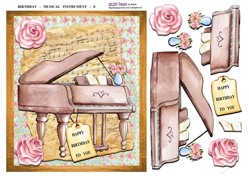 Birthday - Musical Instrument - 8 - CUP777384_16561 | Craftsuprint