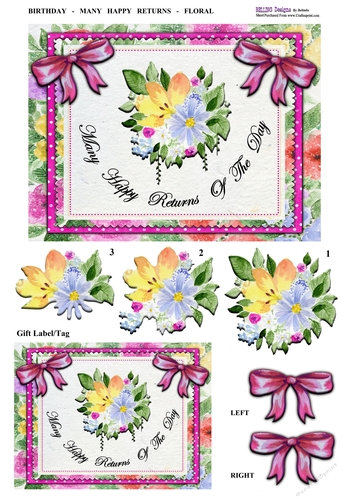 Birthday - Many Happy Returns - CUP783738_16561 | Craftsuprint