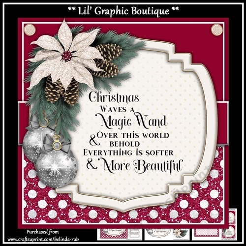 Christmas Wand Mini Card Kit - CUP1009476_43865 | Craftsuprint