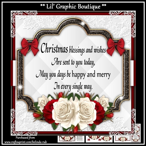 Christmas Blessings Mini Card Kit - CUP1011720_43865 | Craftsuprint