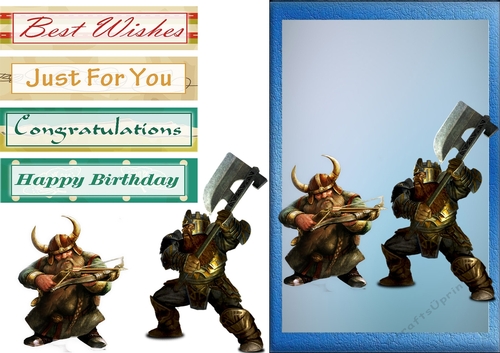 Dwarfs Birthday Card - CUP824746_84013 | Craftsuprint
