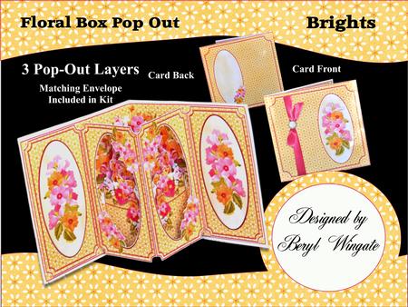 Flower Box Pop Out Card - Brights - CUP543862_1302 | Craftsuprint