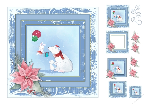 Polar Bear Christmas 2 - CUP924758_13059 | Craftsuprint