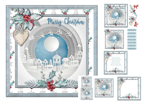 Christmas Holly paper art - CUP927603_13059 | Craftsuprint