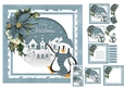 Christmas penguin paper art a4 - CUP927522_13059 | Craftsuprint