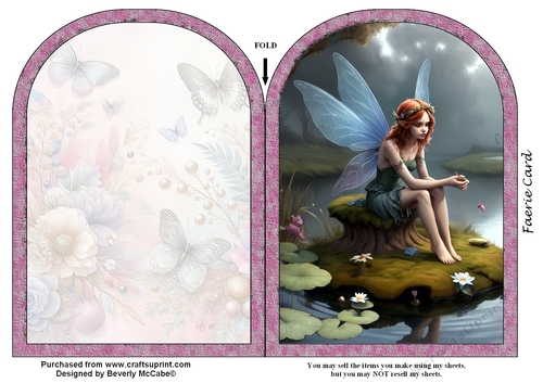 Faerie Quick Card - CUP1288418_1399 | Craftsuprint