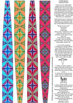 Large Shaped Oval Beads #17 - CUP425133_1399 | Craftsuprint