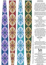 Large Oval Paper Bead #10 - CUP418237_1399 | Craftsuprint