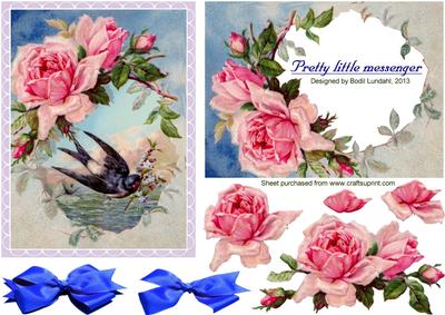 Pretty Little Messenger - CUP447228_1395 | Craftsuprint