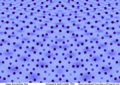 Happy Dots Backing, Blue - CUP540446_1395 | Craftsuprint