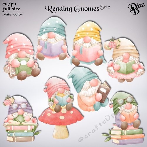 Reading Gnomes Set 2 - CUP1374015_135210 | Craftsuprint