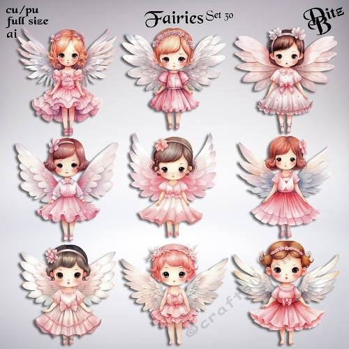 Fairies Set 30 - CUP1374575_135210 | Craftsuprint