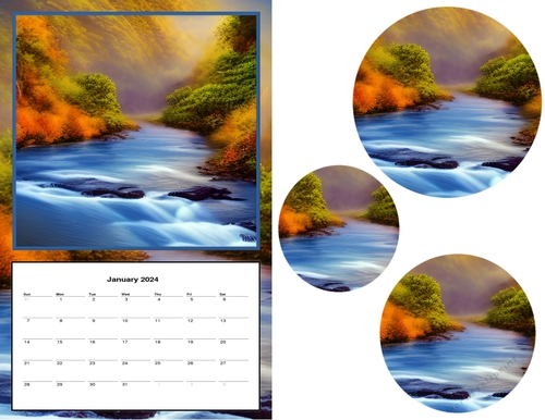 2024 Calendar -Stunning Fall Day - CUP1244029_9035 | Craftsuprint