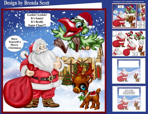 Its Santa! Its Santa! - CUP747395_9035 | Craftsuprint