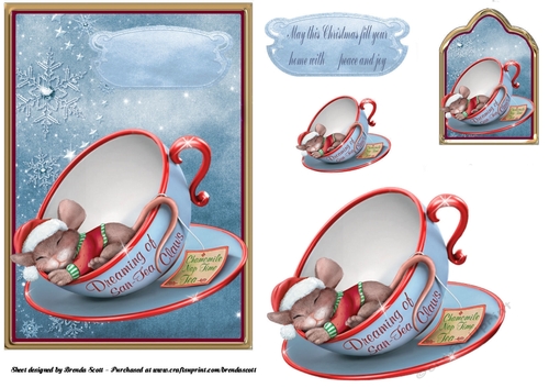 Teacup Mouse - CUP803683_9035 | Craftsuprint