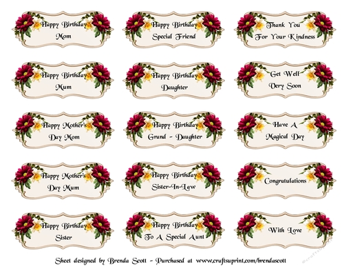 Sentiments for Many Occasions - CUP849903_9035 | Craftsuprint