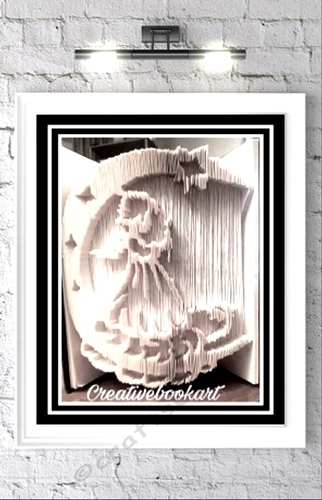CUTE ANGEL IN THE MOON BOOK FOLDING PATTERNS - CUP843182_83061 ...