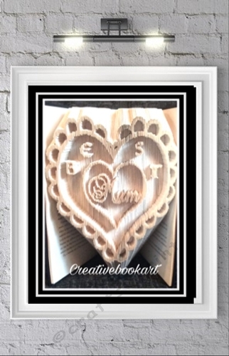 BEST MUM HEART BOOK FOLDING PATTERNS - CUP857541_83061 | Craftsuprint