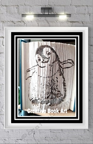 CUTE PENGUIN BOOK FOLDING PATTERNS - CUP879806_83061 | Craftsuprint
