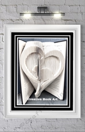 BUNNY HEART BOOK FOLDING PATTERN - CUP910827_83061 | Craftsuprint