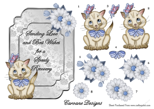 Get Well Soon 12 7x5 Inch Card Front With Decoupage CUP1143334 get-well-soon-12-7x5-inch-card-front-with-decoupage-cup1143334