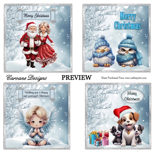 Christmas Bumper Kit 37 -9 sheets, Card fronts, decoupage, inserts, and ...