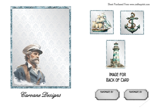 Matching insert sheet for the design sheet - Seafaring Men 4 ...