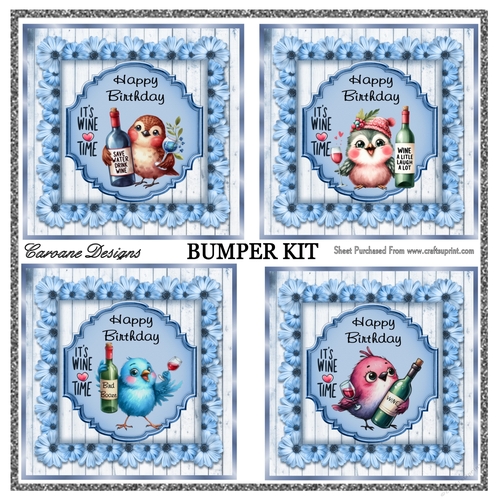 Boozy Birds Bumper Kit 56 - 9 page bumper kit - CUP1333181_21555 ...