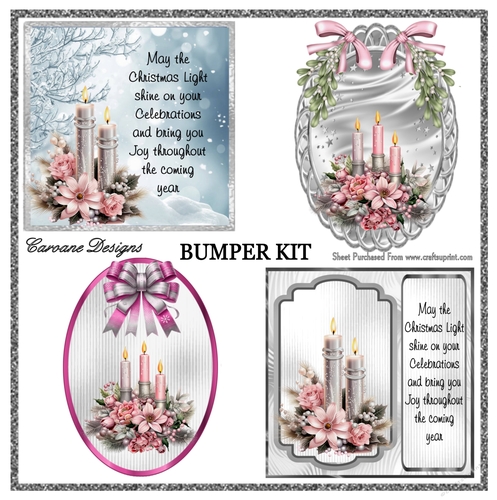 Candles for Christmas Bumper Kit 64 - 9 page bumper kit - CUP1351713 ...