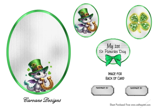 Matching insert sheet for the design sheet - St Patricks Day 2 baby boy ...