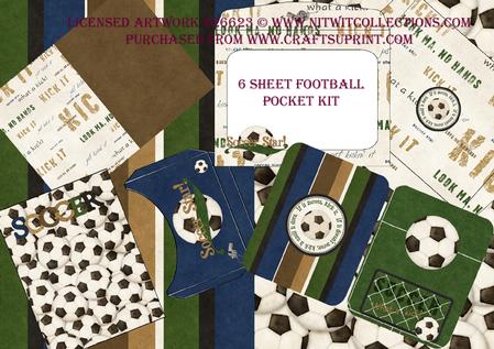 Football Pocket Kit - CUP128316_118 | Craftsuprint
