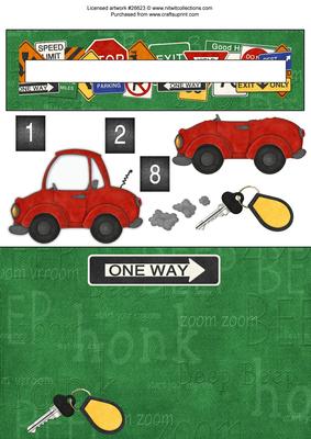 Driving Slider - CUP170544_118 | Craftsuprint