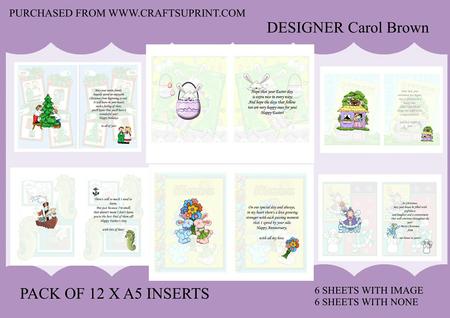 Cute Children Inserts Pack 1 - CUP183927_118 | Craftsuprint