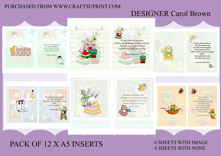 Cute Children Inserts Pack 3 - CUP183938_118 | Craftsuprint