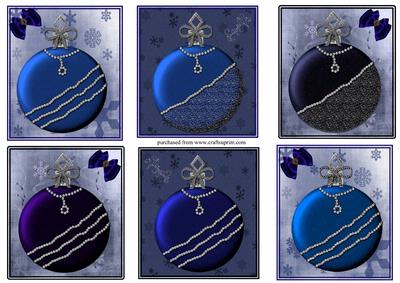 Christmas Baubles - CUP26785_118 | Craftsuprint