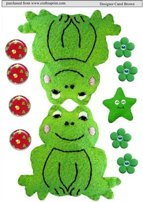 Fred the Frog - CUP41973_118 | Craftsuprint