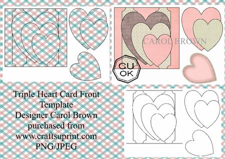 Card Front Template#7 - CUP604663_118 | Craftsuprint