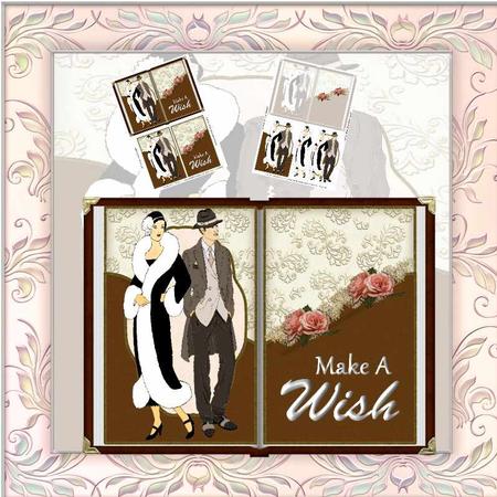 Art Deco Make a Wish Book#1 - CUP605492_118 | Craftsuprint