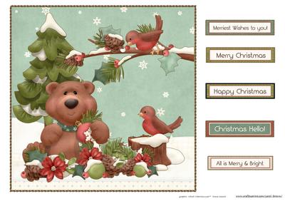 Christmas Friends Topper#1 - CUP650056_118 | Craftsuprint