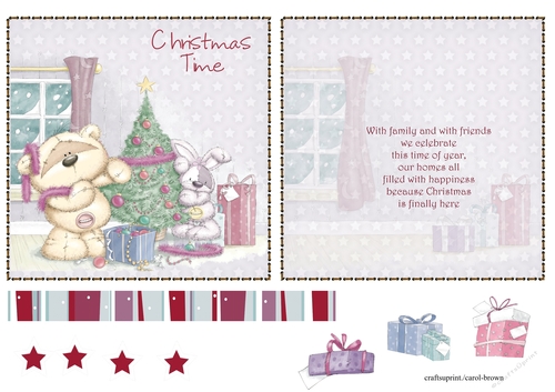 Christmas card front +insert#3 - CUP886236_118 | Craftsuprint