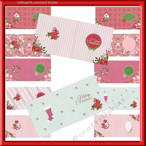 12 x 6x6 Christmas inserts set 2 - CUP918312_118 | Craftsuprint