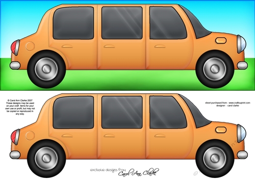 Large DL Stretch Limo Quick Card with 3D decoupage - CUP1000962_359 ...