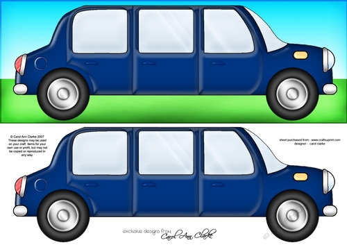 Large DL Stretch Limo Quick Card with 3D decoupage - CUP1000968_359 ...