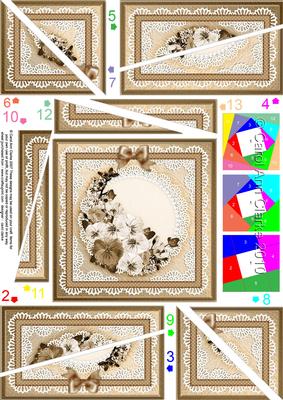 Spring Flowers Quick Card with Twisted Spiral Side Stacker - CUP101082 ...