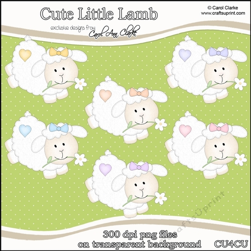 Cute Little Lamb - CU4CU Digital Clip Art Set - CUP1143997_359 ...