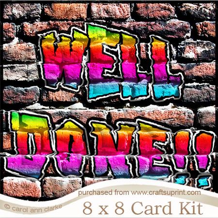 8 x 8 Graffiti Well Done Kit with Scalloped Corners - CUP120500_359 ...