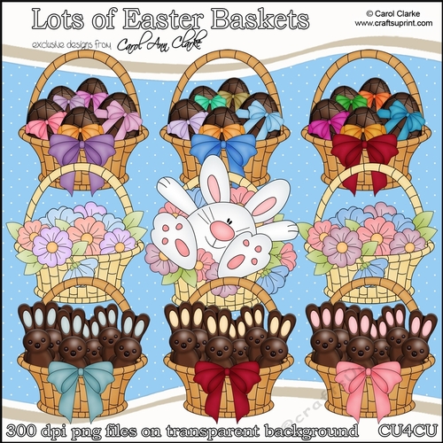Lots of Baskets - CU4CU Digital Clip Art Set - CUP1245090_359 ...