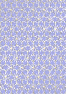 Gold Metallic Snowflakes Vellum Sheet - CUP154382_359 | Craftsuprint